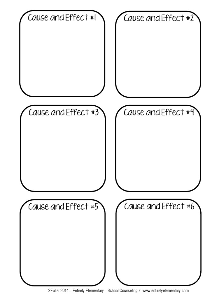 Cause and Effect Workpage | PDF