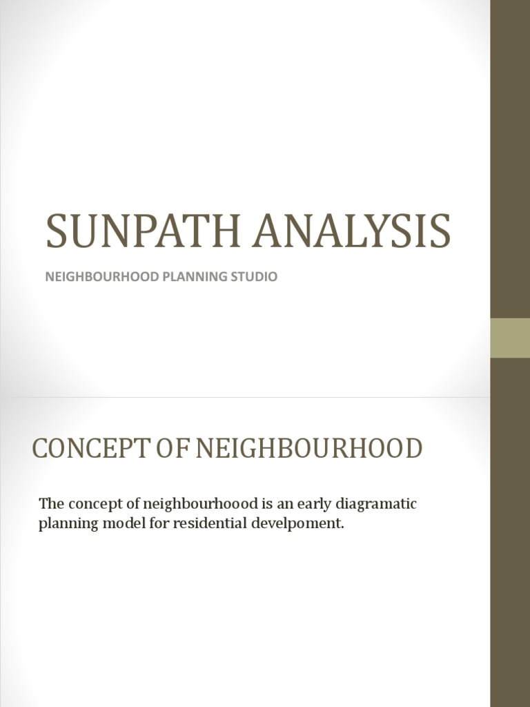 Sunpath Analysis Vidhyadhar Nagar | PDF
