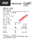 Struk Pembelian BBM Pertamax 2022 | PDF