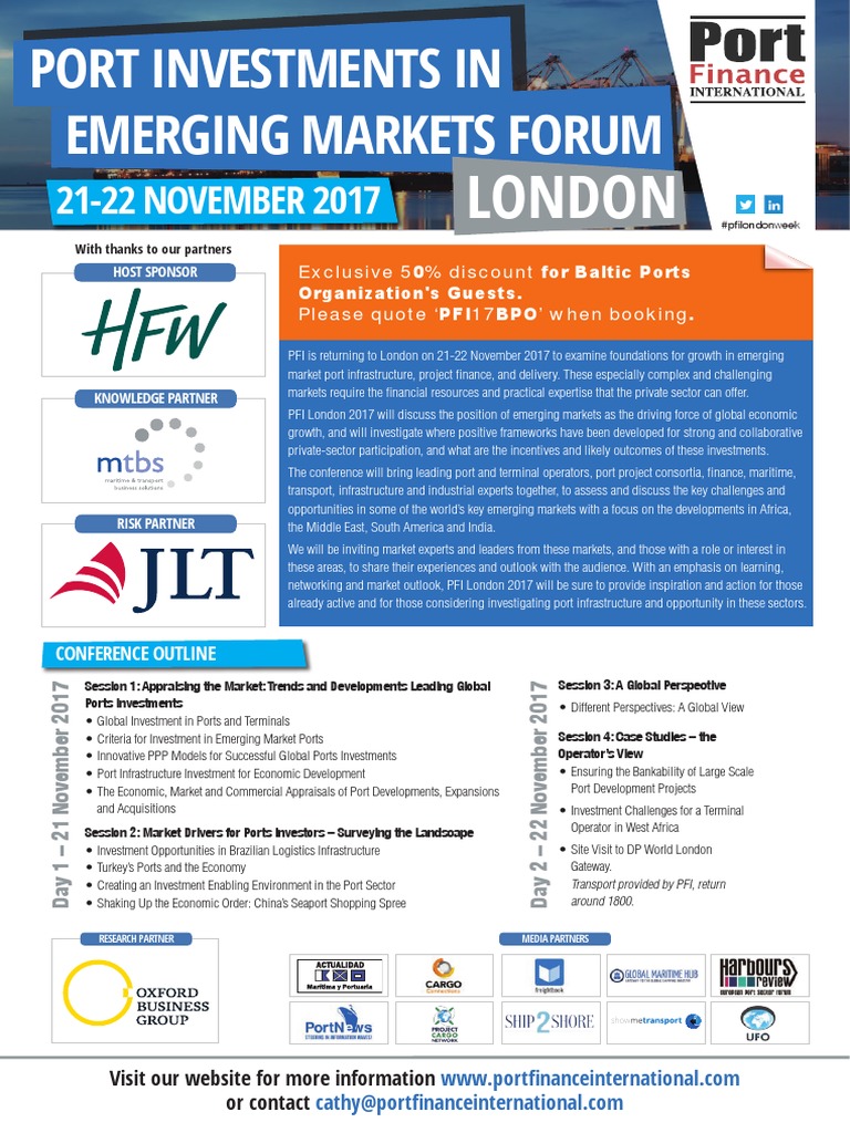 PFI London Forum 2017 Flyer For BPO | PDF | Emerging Markets ...