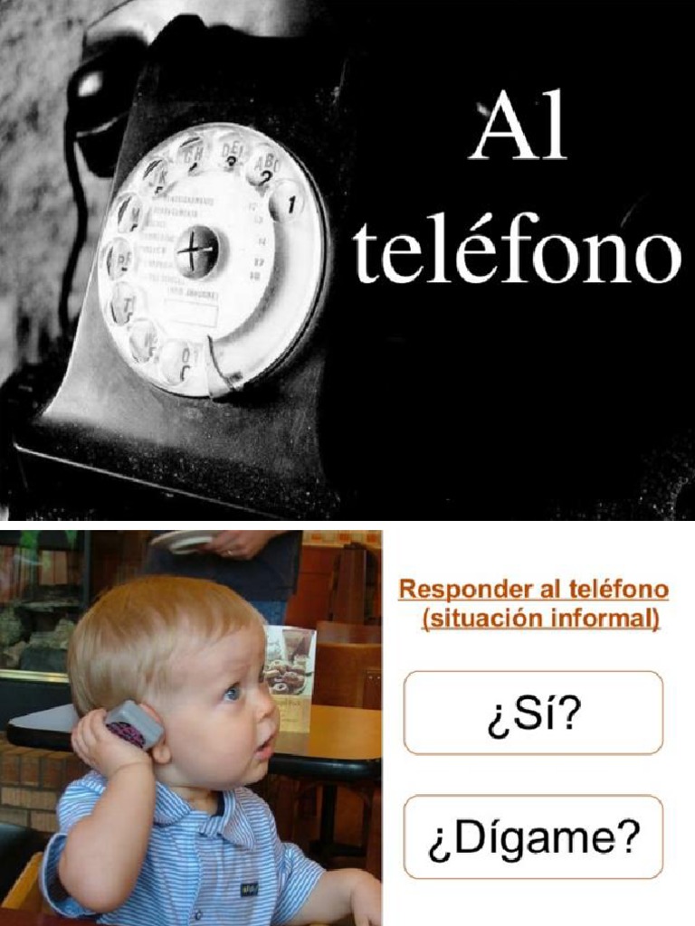 HABLAR ESPAÑOL - A1 A2 Conversación Telefónica | PDF