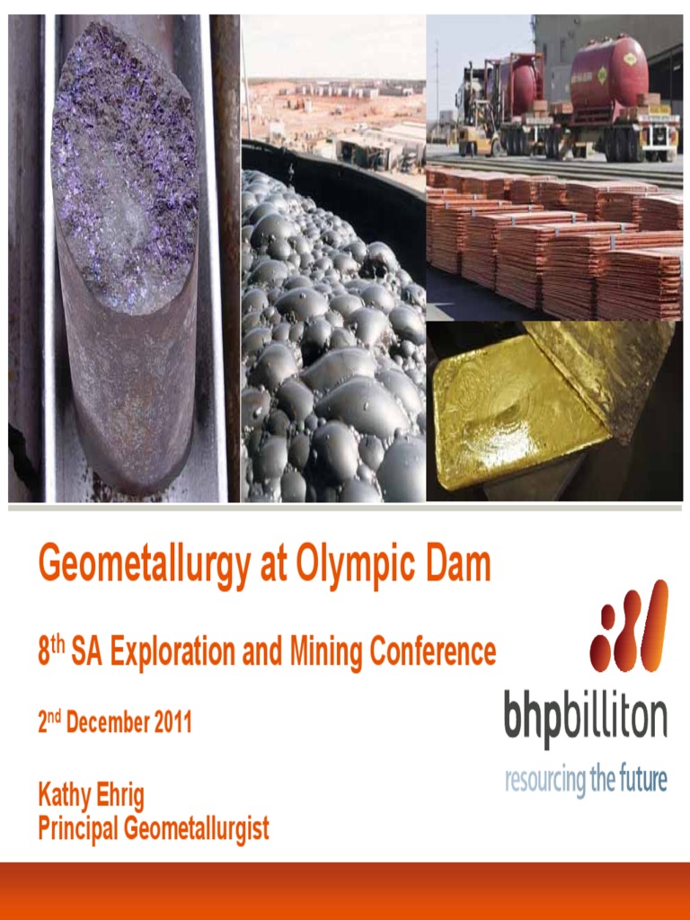 Geometallurgy at Olympic Dam | PDF | Mining | Copper
