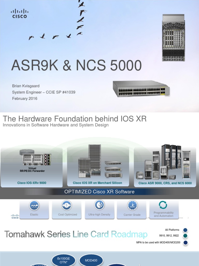 Asr9k NCS5000 | PDF | Cisco Systems | Telecommunications Infrastructure