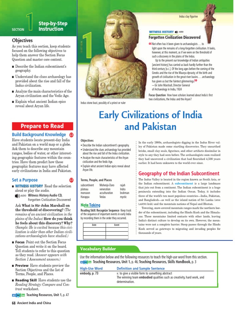 Ancient India's First Two Civilizations Discovered | PDF | Indian ...
