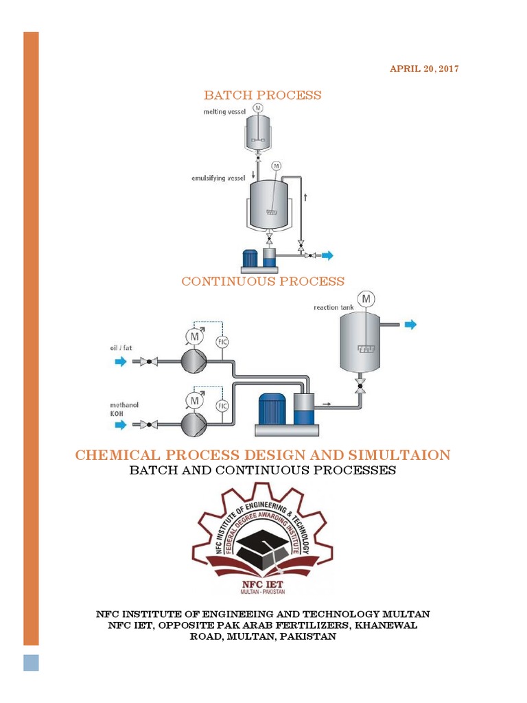 Continuous and Batch Process | PDF