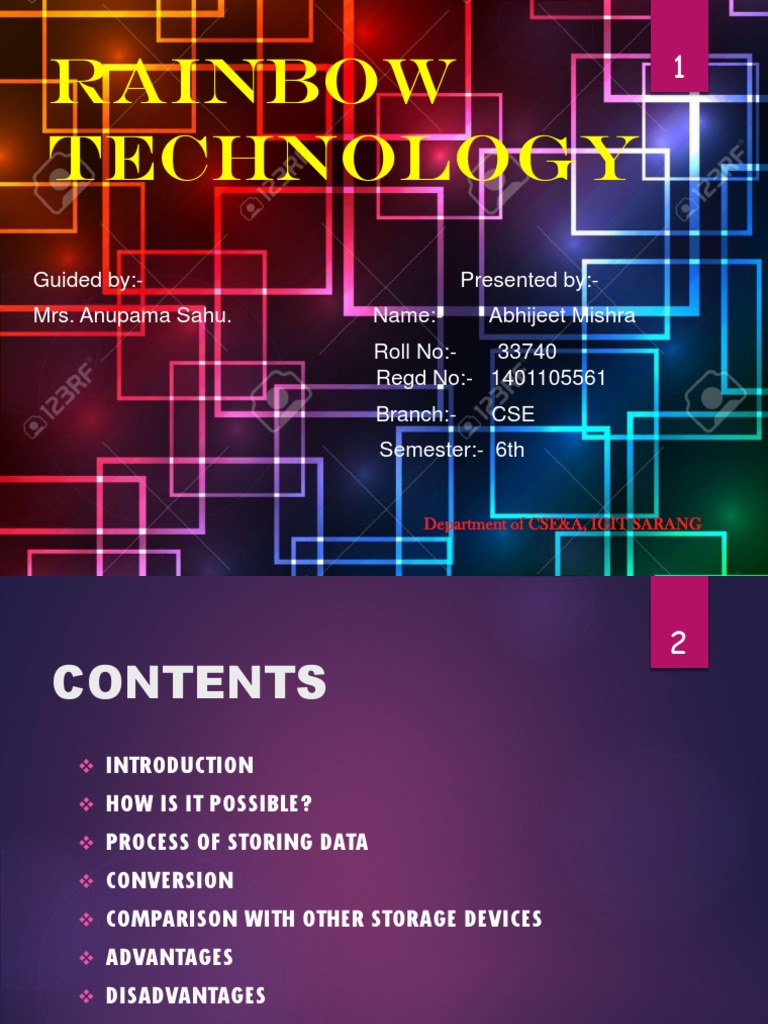 Rainbow Technology | PDF | Image Scanner | Dvd