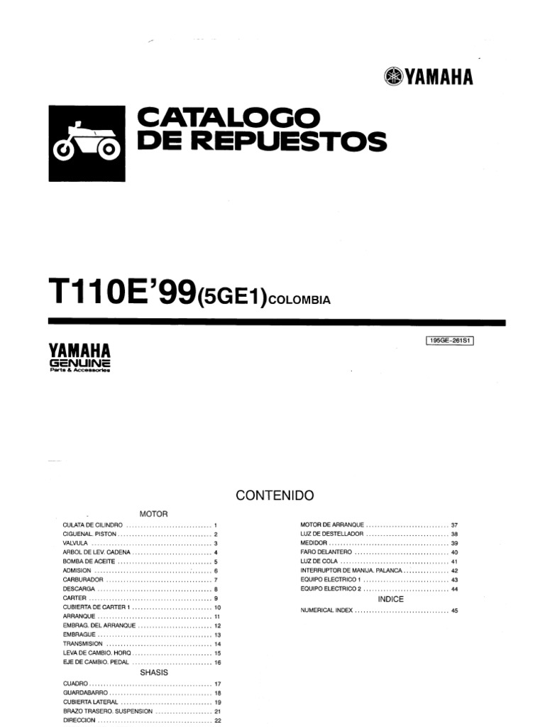 Manual Crypton 110 PDF | PDF