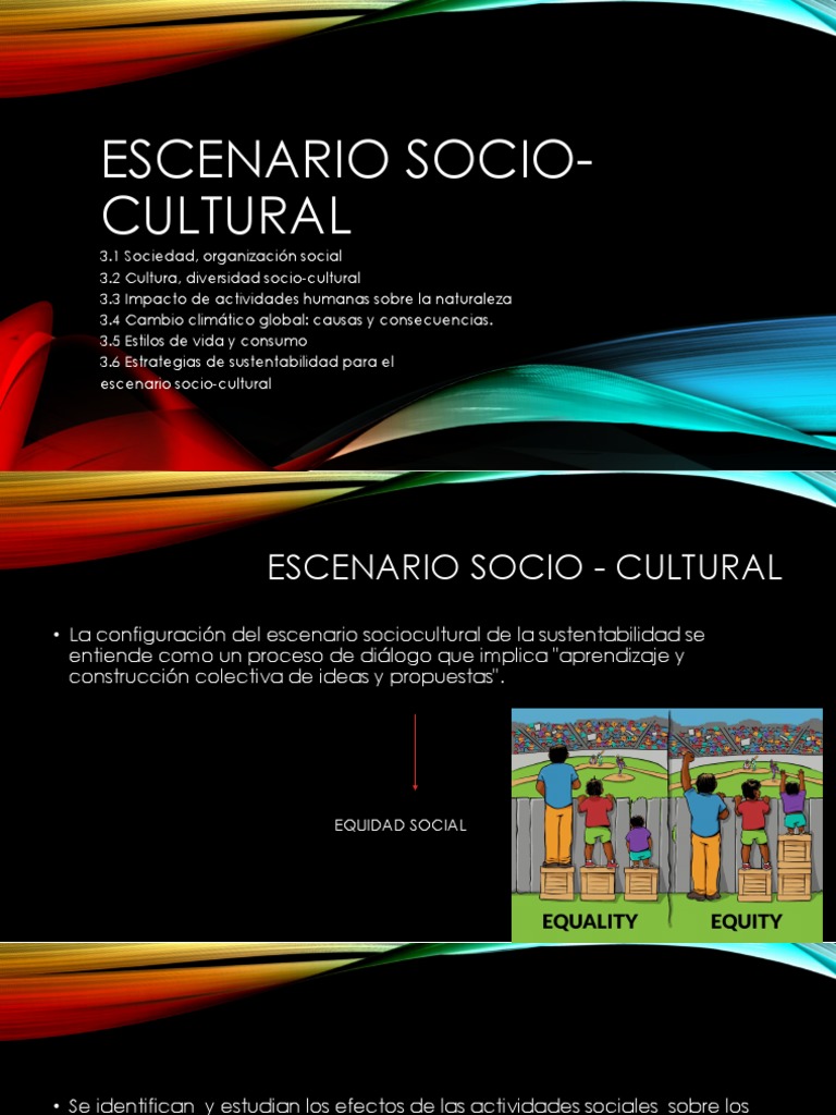 Escenario Socio - Cultural | PDF | Índice de Desarrollo Humano | Sociedad