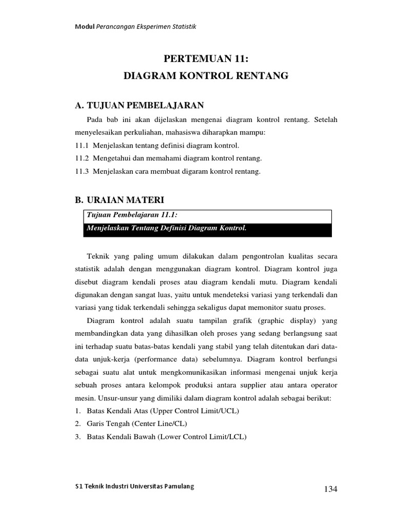Diagram Kontrol Rentang dalam Statistik | PDF