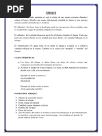 Cheque Cruzado: Definición y Cobro | PDF | Cheque | Bancos