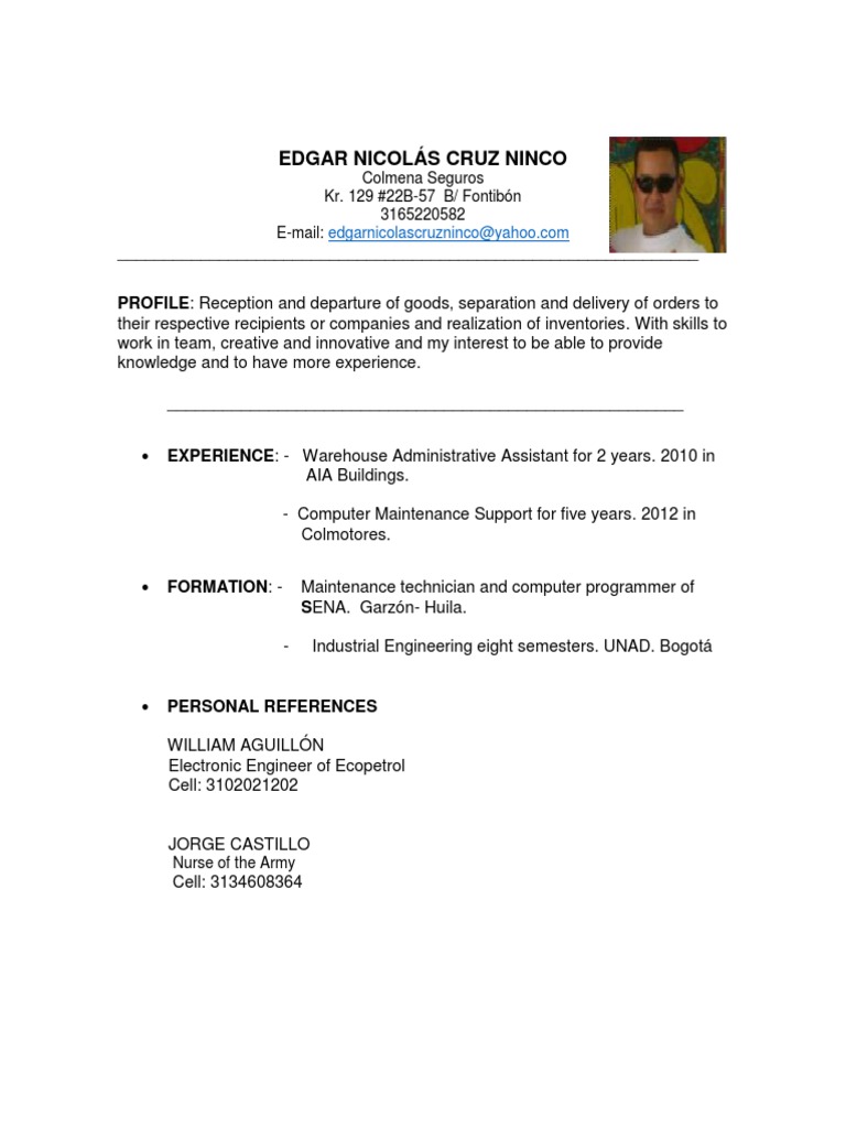 CV- Edgar | PDF