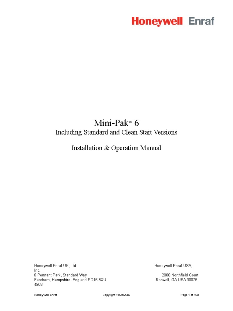 HE Mini-Pak 6 Manual | PDF | Parameter (Computer Programming) | Input/Output