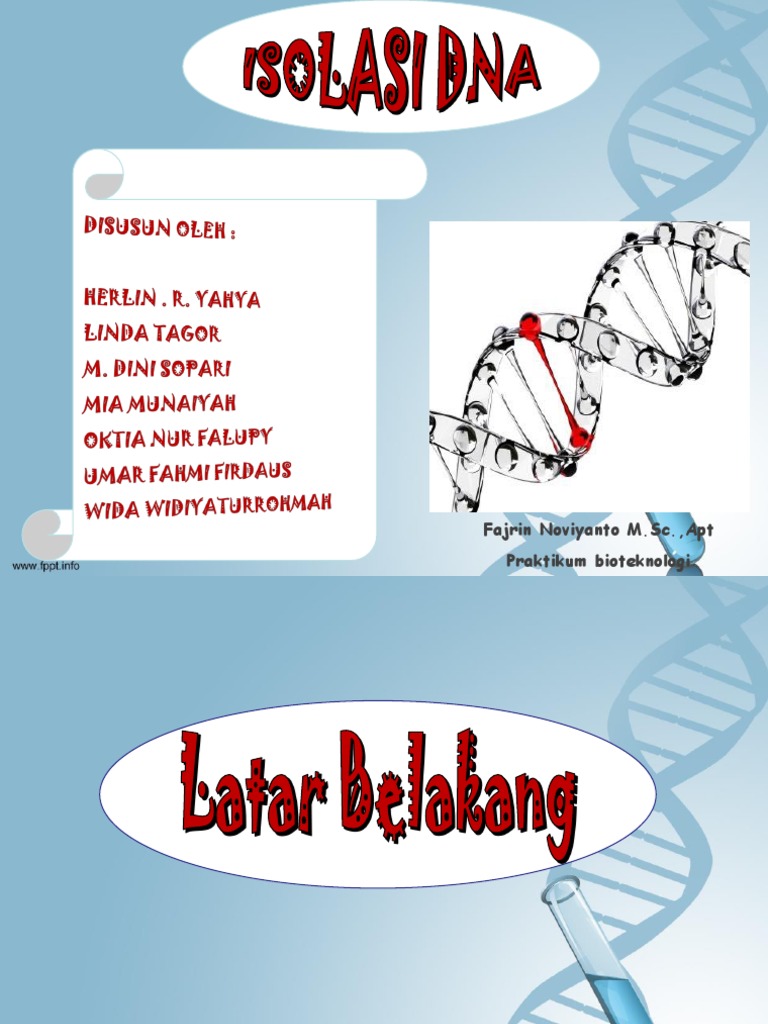 Isolasi DNA: Metode dan Prosedur Praktikum | PDF