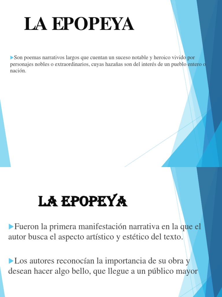 La Epopeya y Sus Características | Poesía épica | Poesía