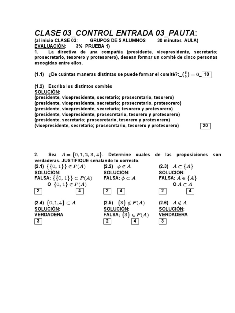 002 Control de Entrada 03 Sem 2 2015 Pauta PDF | PDF