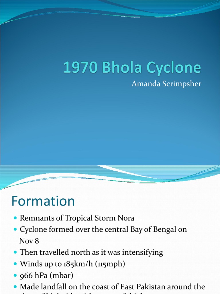 1970 Bhola Cyclone