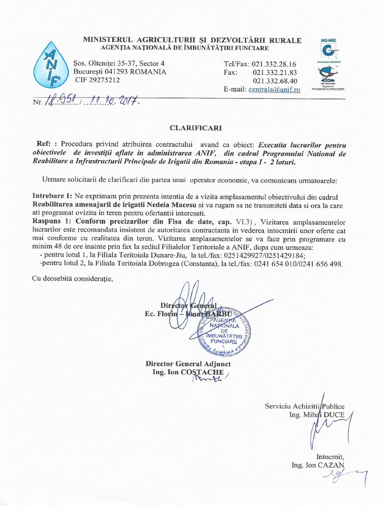 4.raspuns Solicitare Clarificari Nr. 2-2 Loturi PDF | PDF