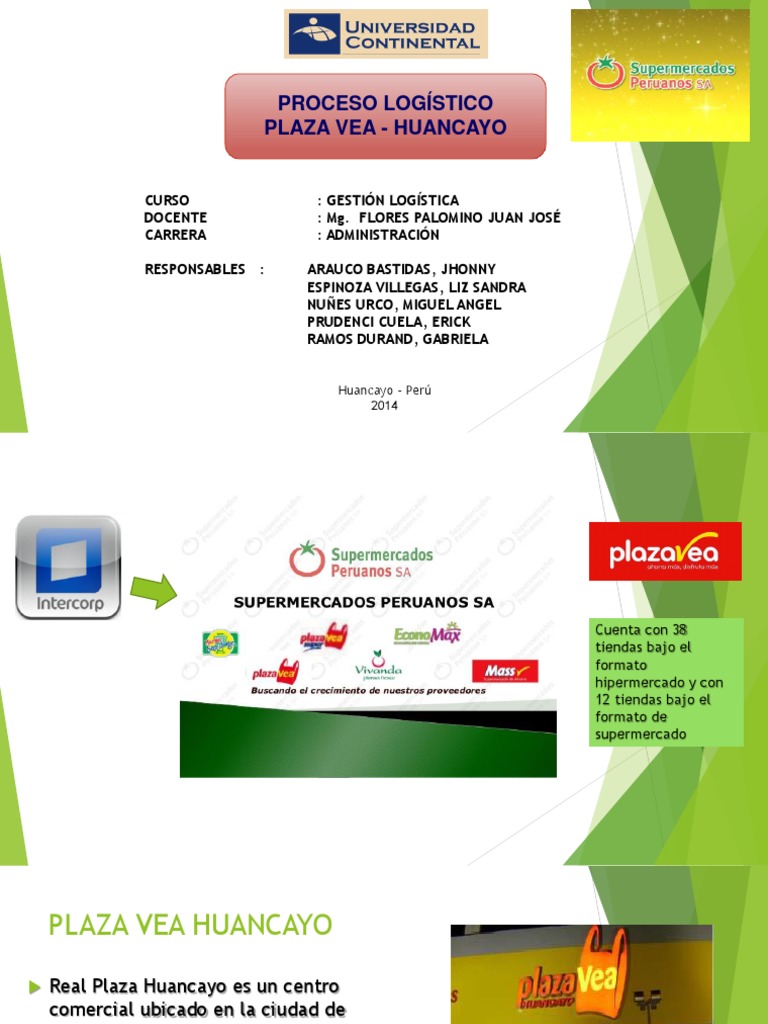 Plaza Vea Gestion Logistica | PDF | Almacén | Sap Se