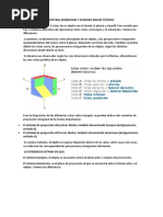 Proyección de Primer Ángulo y Tercer Ángulo | PDF