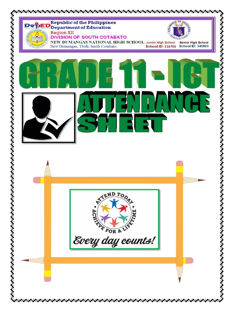 Attendance Cover Page | PDF