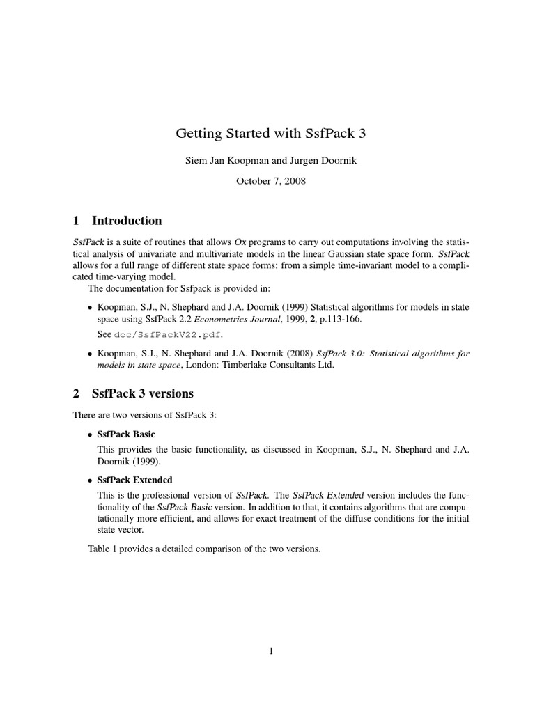 SsfPack Getting Started | PDF | Zip (File Format) | Superuser SsfPack Getting Started | PDF | Zip (File Format) | Superuser