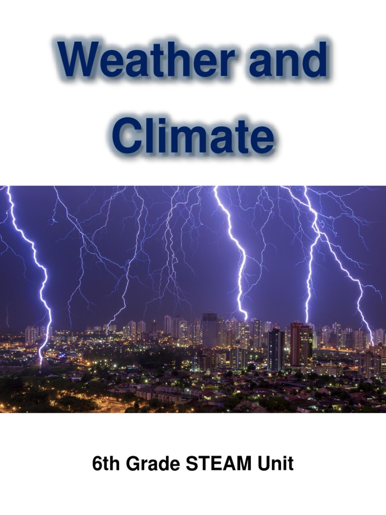 6th Grade Weather & Climate STEAM Unit | PDF | Tide | Lesson Plan