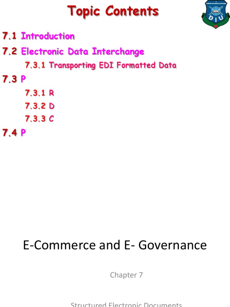 Chapter 7 (Structured Electronic Documents) | PDF | Electronic Data ...