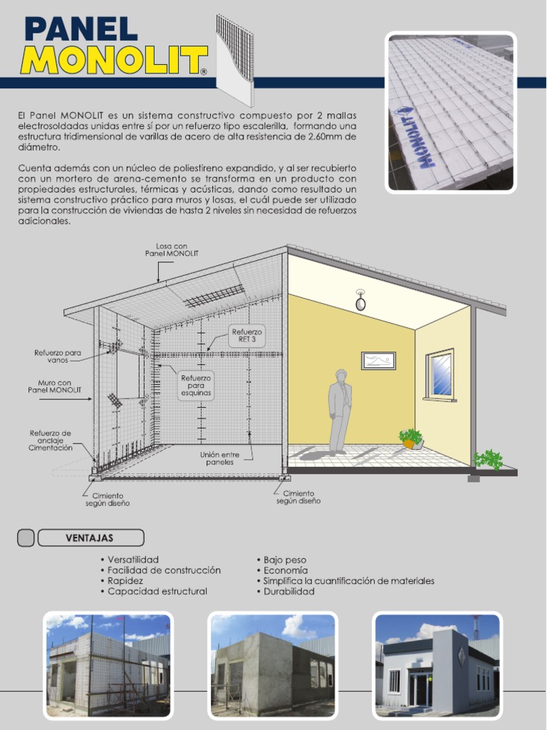 Hoja Tecnica Panel Monolit PDF | PDF