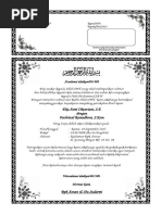 Undangan Tahlilan Pernikahan | PDF | Agama & Spiritualitas