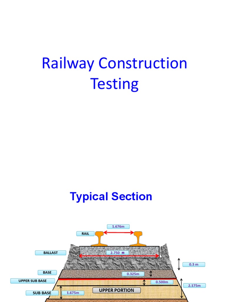 Railway Construction Testing Guidelines | PDF | Construction Aggregate ...