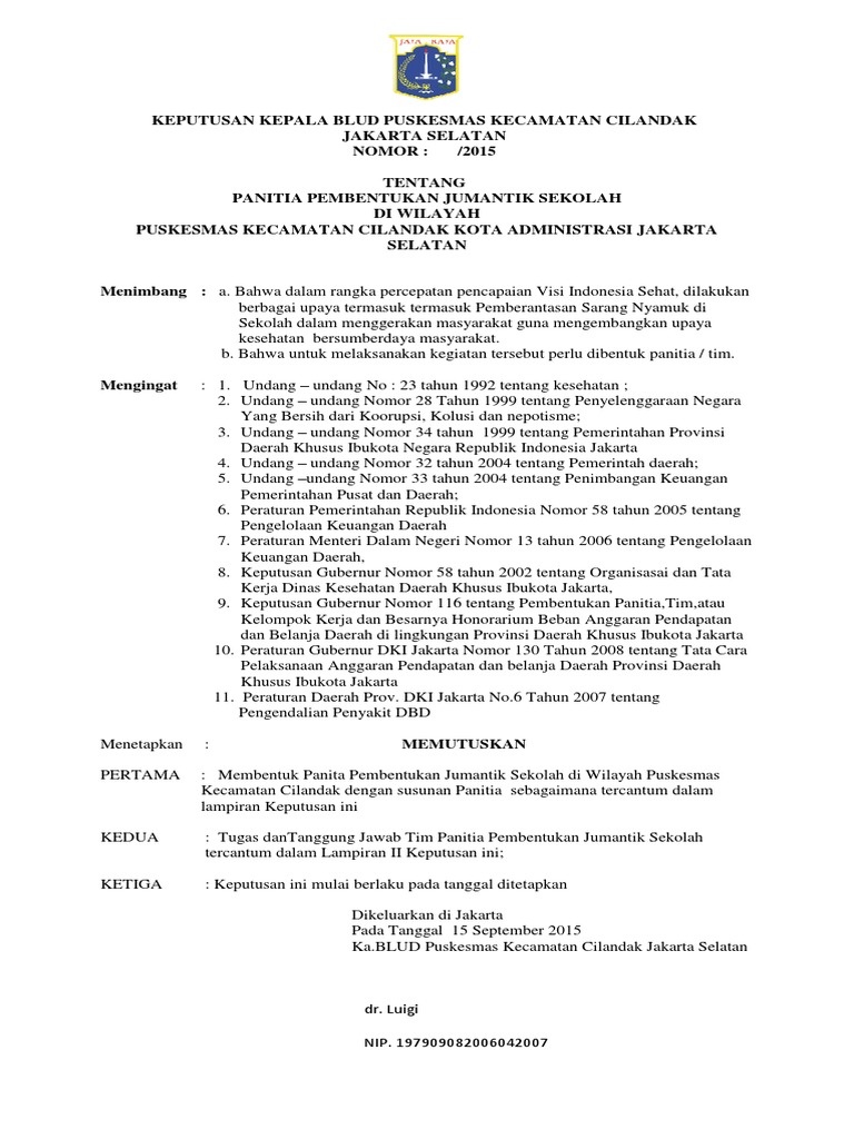 SK Jumantik Sekolah | PDF