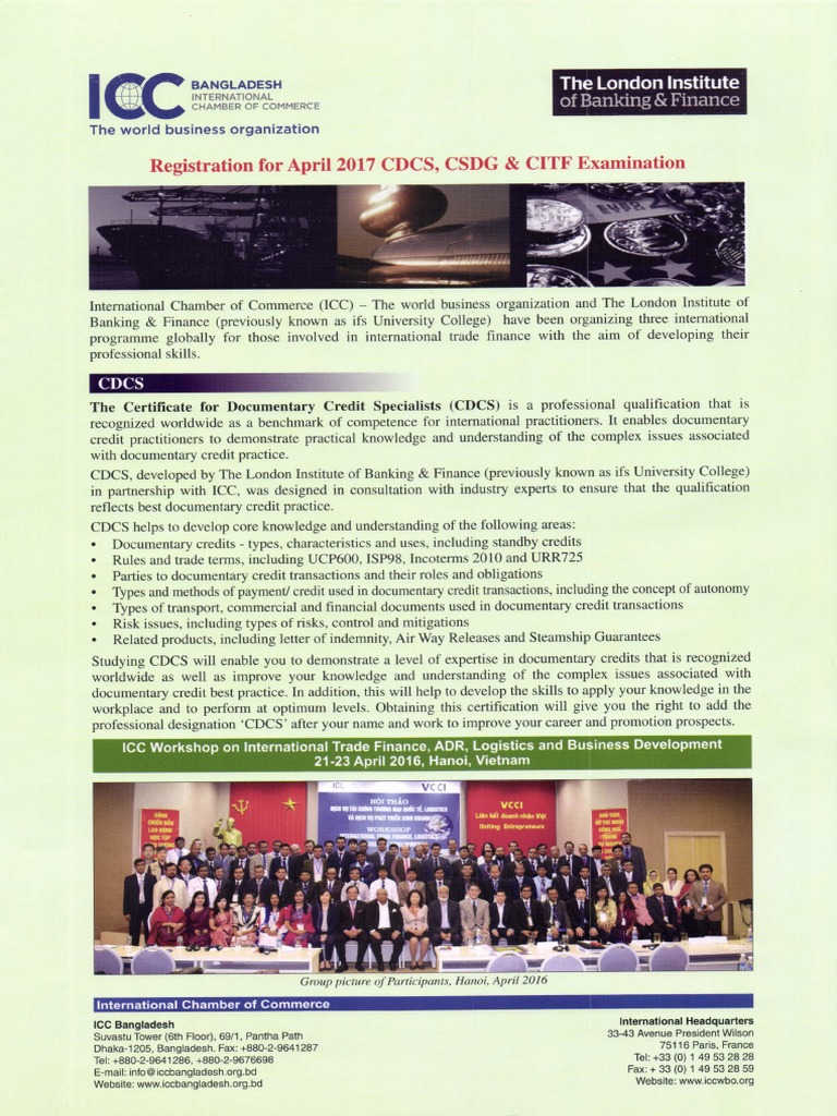 ICC | Professional Certification | Bangladesh