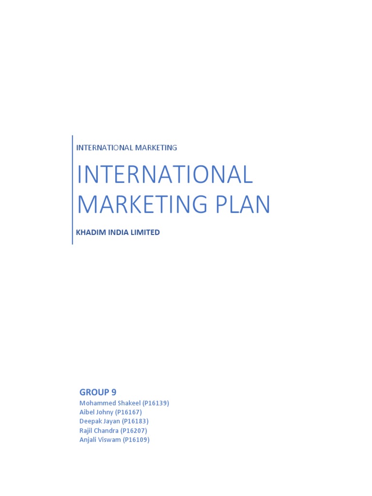 International Marketing Plan For Indonesia Download Free Pdf Retail