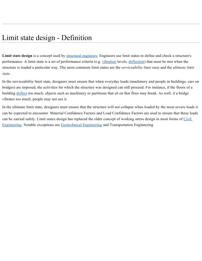 Limit State Design in Structural Engineering | PDF