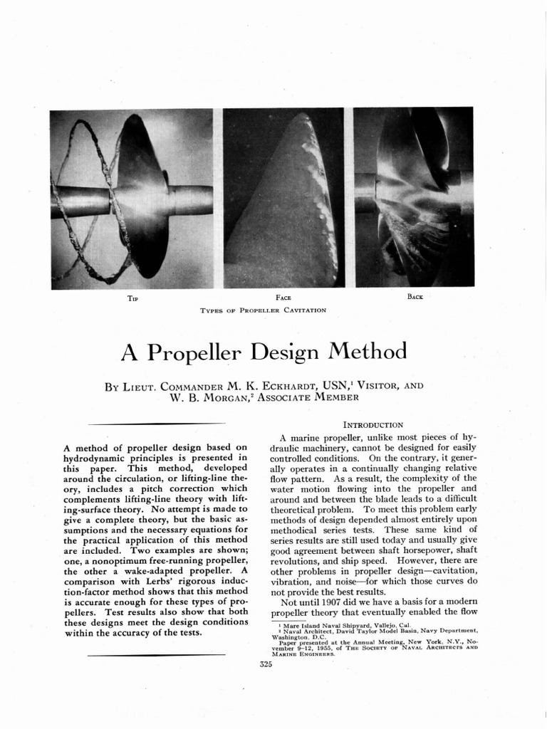 Propeller Design | PDF | Propeller | Thrust