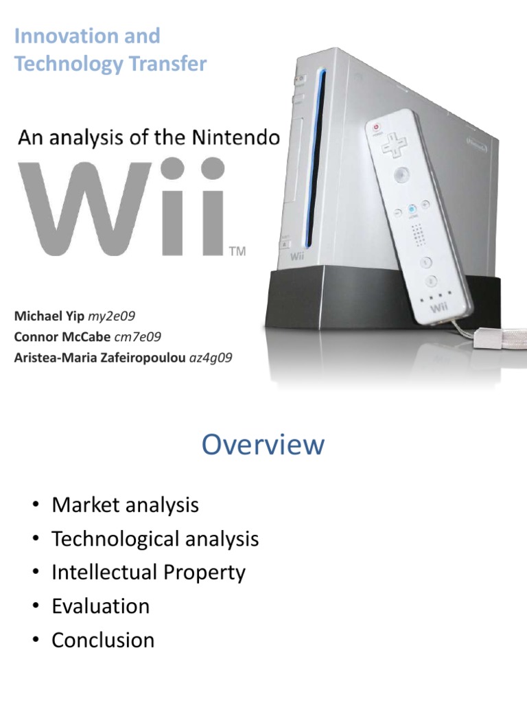 Wii Presentation | PDF | Wii | Video Game Platforms