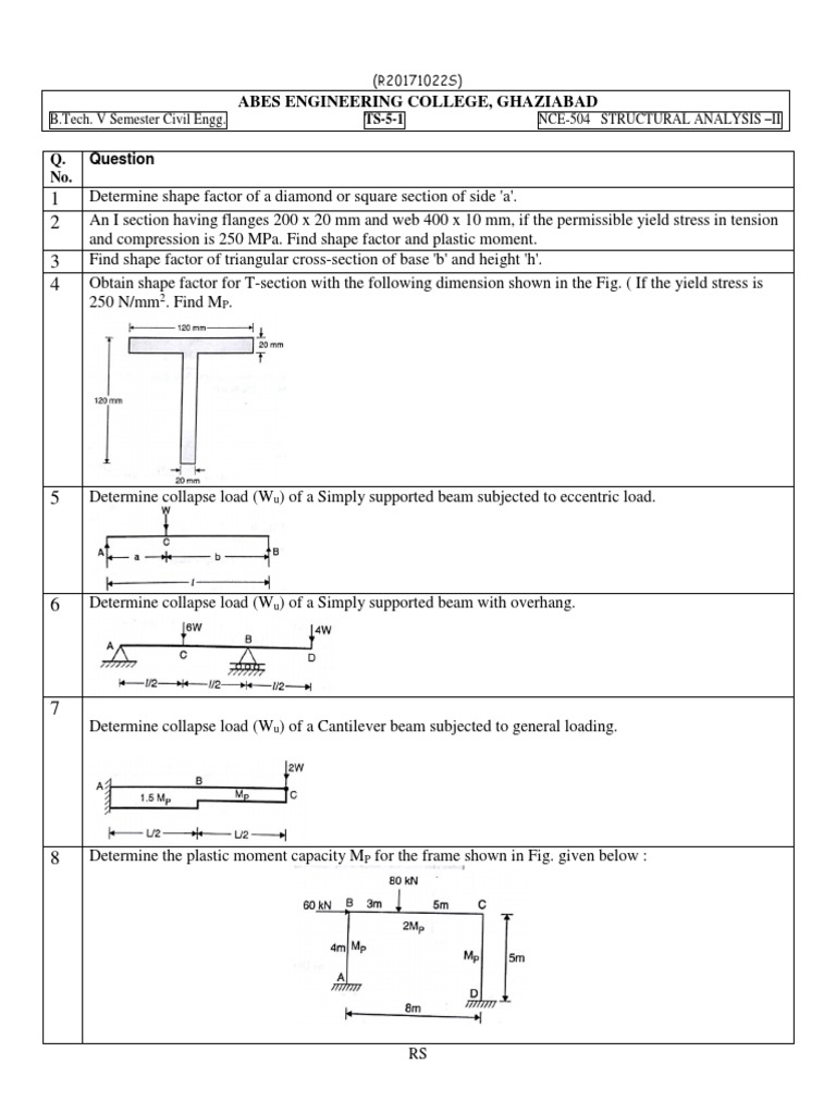 Tutorial Sheet | PDF