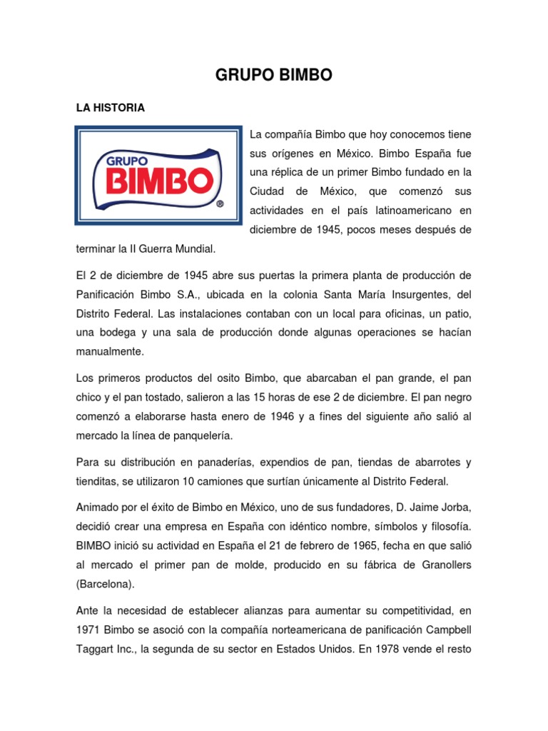 Auditoria Del Grupo Bimbo | PDF | Contabilidad | Privacidad de la información