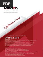 CIDB Grading Info | PDF | Technology & Engineering