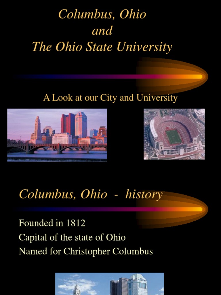Ohio State University in Columbus, OH | PDF | Ohio State University ...
