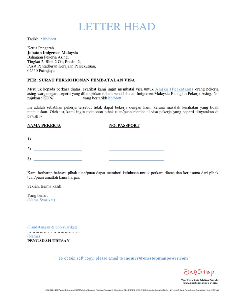 Surat Rasmi Permohonan Pembatalan Rasmi V ASCO | Tukar Nama Atas Geran