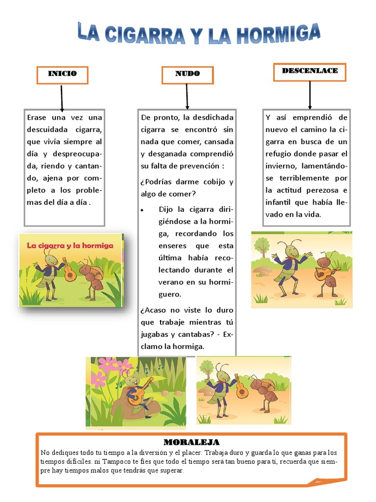 La Cigarra y La Hormiga | PDF