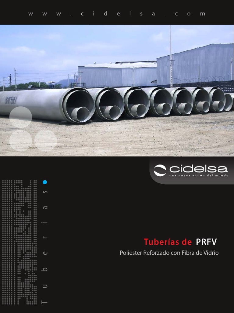 Tuberias PRFV PDF | PDF | Fibra de vidrio | Tubería (transporte de fluidos)