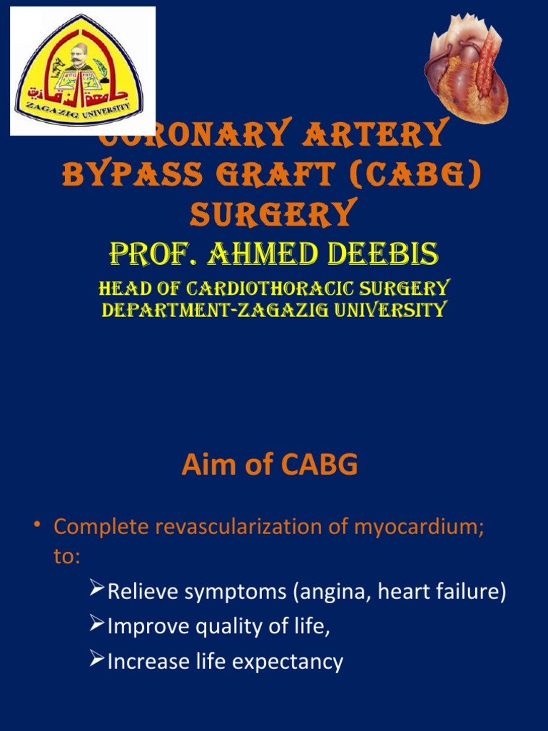 CABG Surgery Overview and Indications | PDF | Coronary Artery Bypass ...