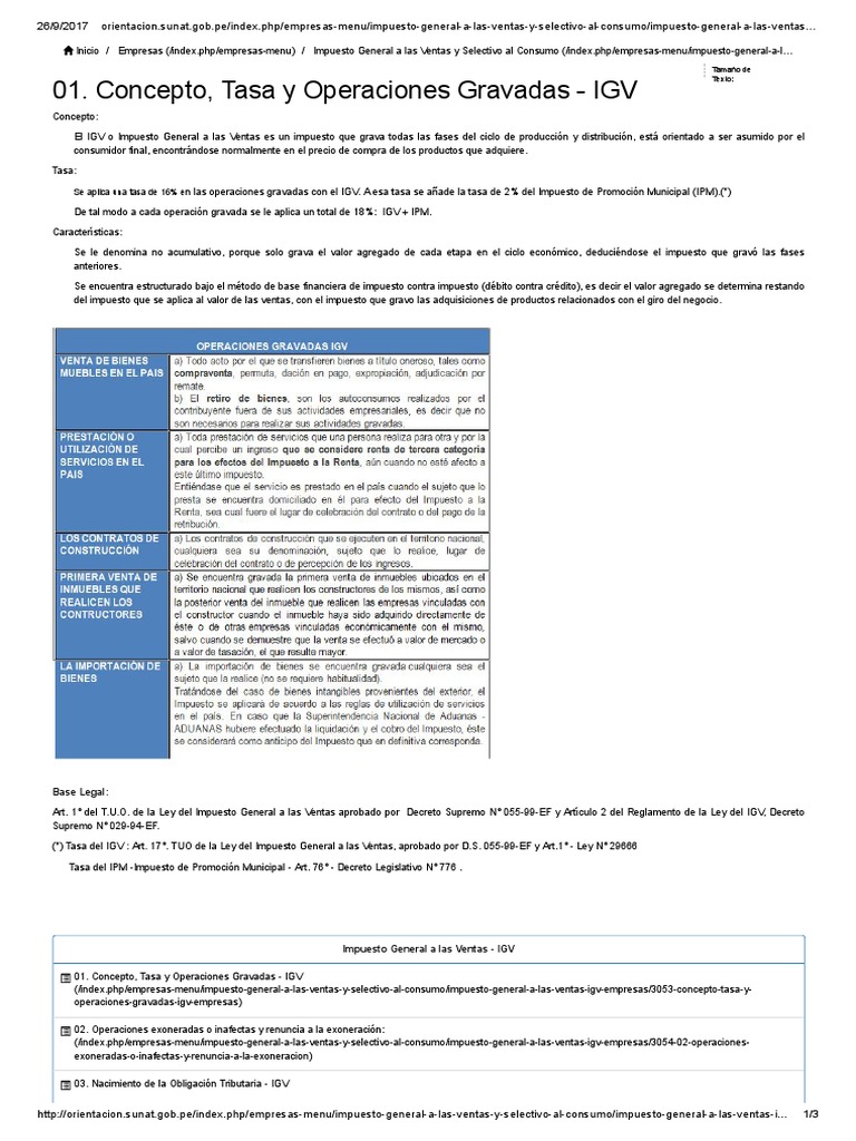Orientacion - Sunat.gob - Pe Index | PDF | Valor añadido | Impuestos