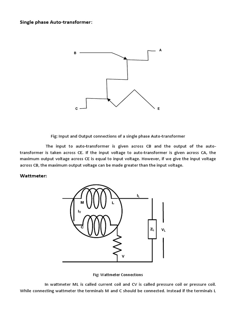 1 PH Autotransformer Em1 | PDF | Transformer | Electrical Impedance