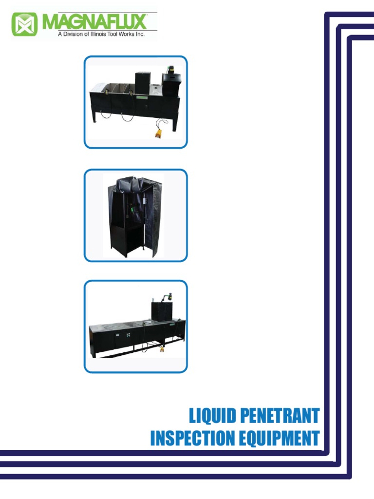 Liquid Penetrant Inspection Equipment | PDF | Valve | Manufactured Goods