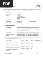 Material Safety Data Sheet: 1-Identification | PDF | Toxicity | Carbon ...