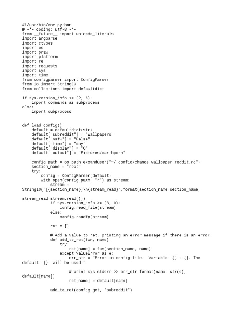 Wallpapers Script | PDF | Graphical User Interfaces | System Software