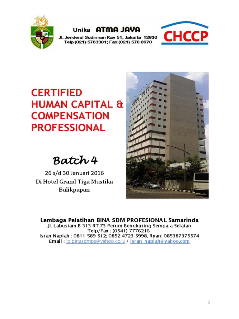 Brosur Pelatihan SDM | PDF